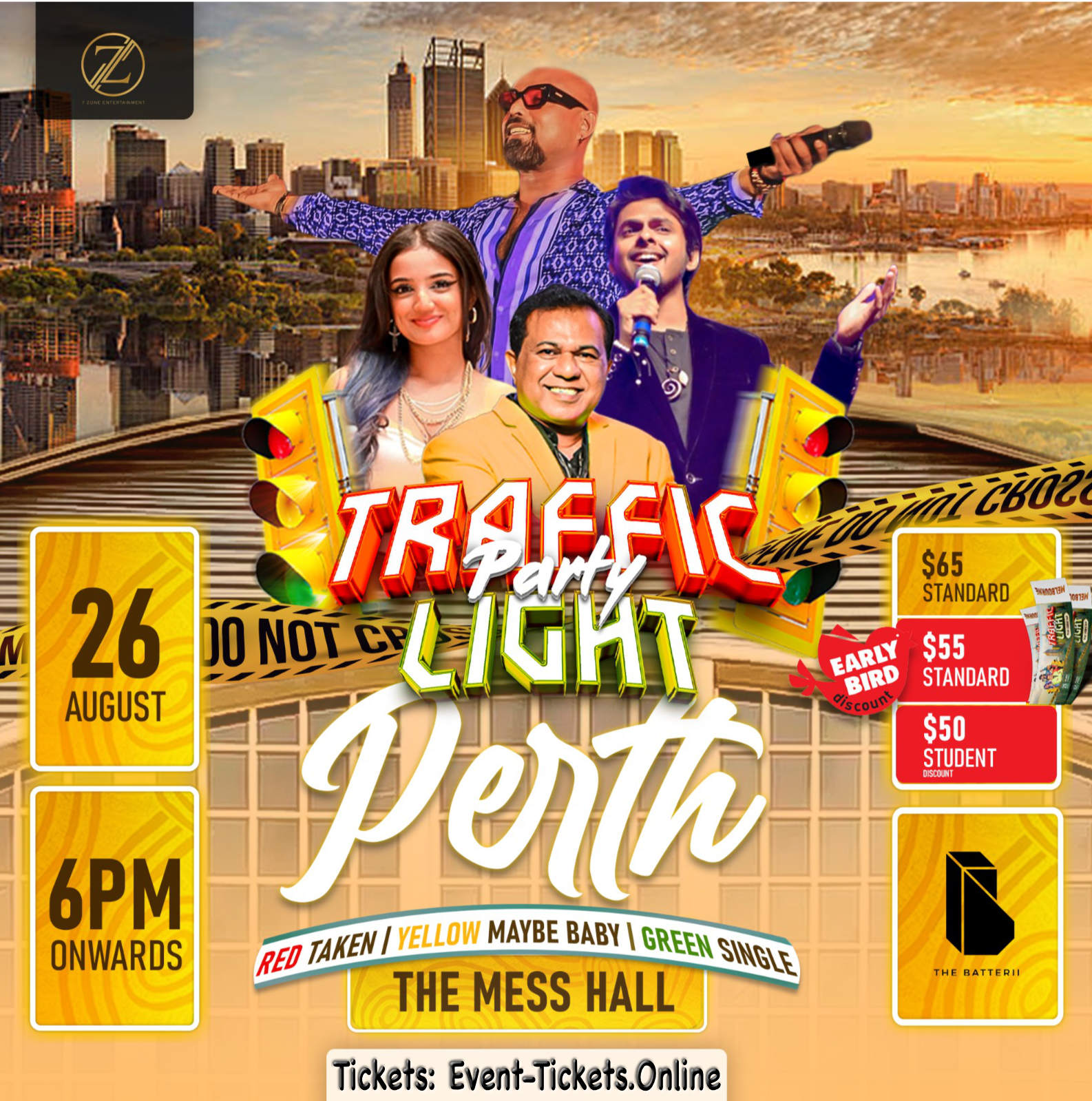Traffic Light Party Perth - Event Tickets Online